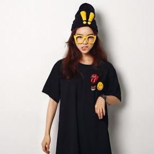 Exclamation Mark Knitted Hat Cute Rabbit Ears Cap on Luulla