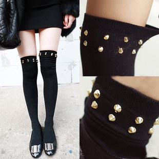 Rivets Punk Stockings Tights on Luulla